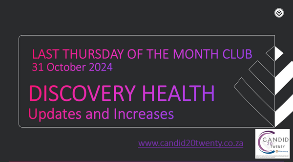 Last Thursday of the Month Club | Discovery Health Updates and ...